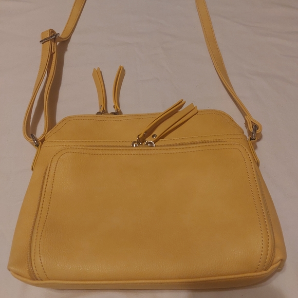 Bags | Different And Beautiful Yellow Crossbody Bag | Poshmark